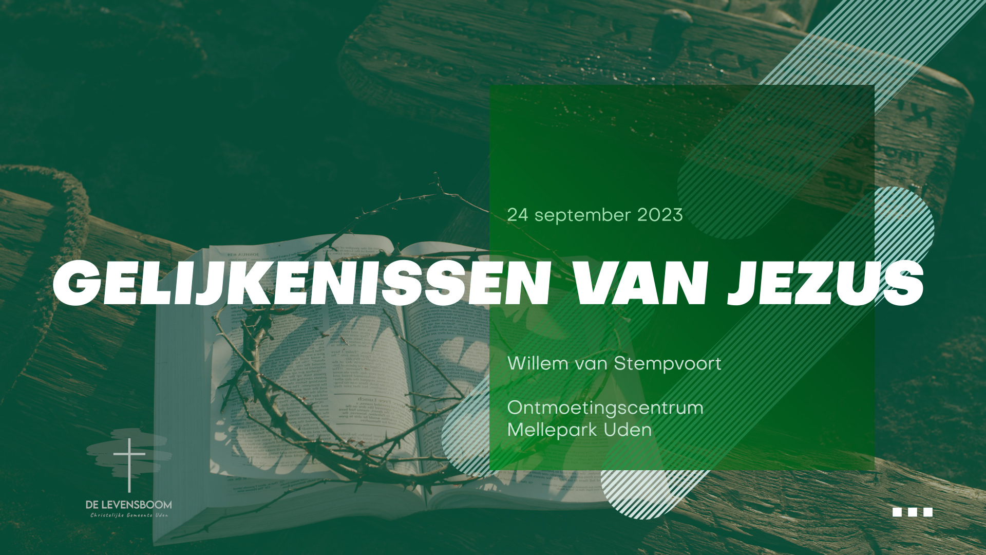 Gelijkenissen van Jezus - De Levensboom Uden