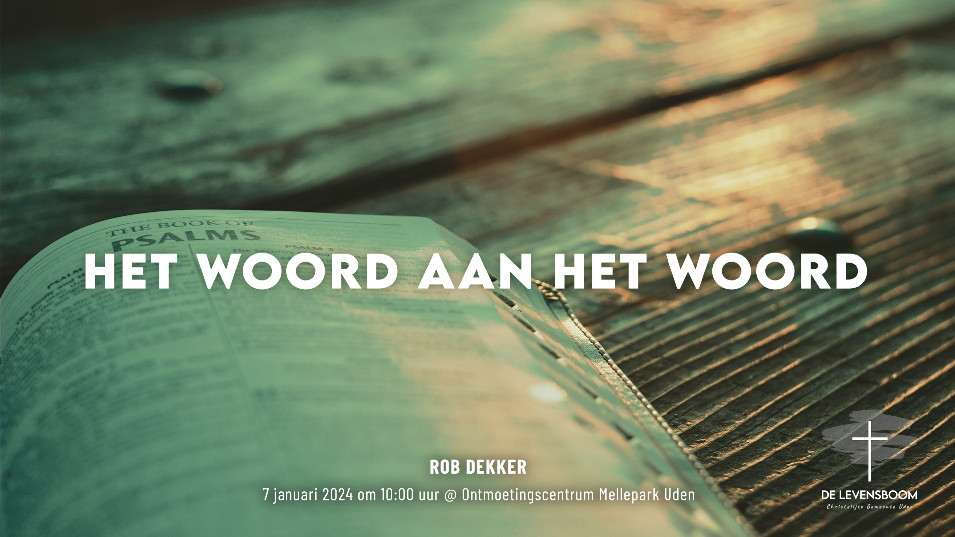 Het Woord aan het woord - De Levensboom Uden Het Woord aan het woord - De Levensboom Uden